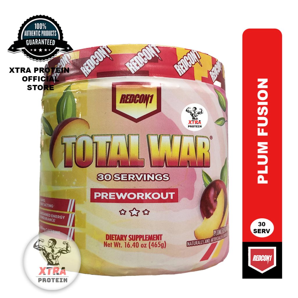 Redcon1 Total War Plum Fusion (435g) 30 Servings - Xtra Protein By DaaBee