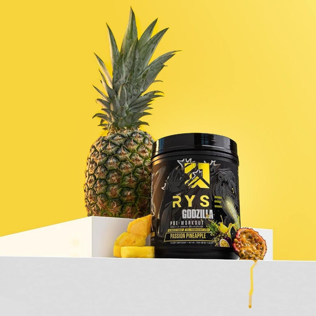 Ryse Noel Deyzel x Godzilla Pre-Workout Passion Pineapple