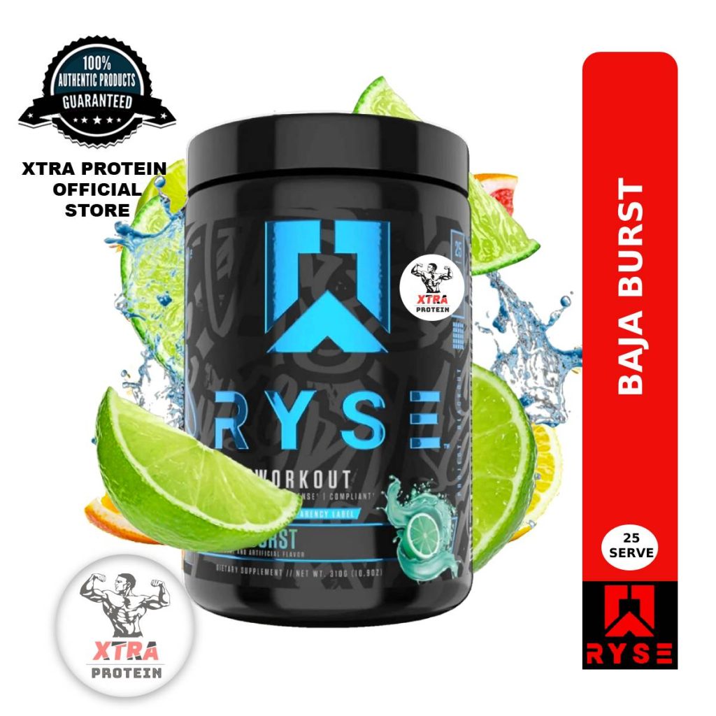 Ryse Project Blackout Pre-Workout Baja Burst (310g) 25 Servings – Xtra ...