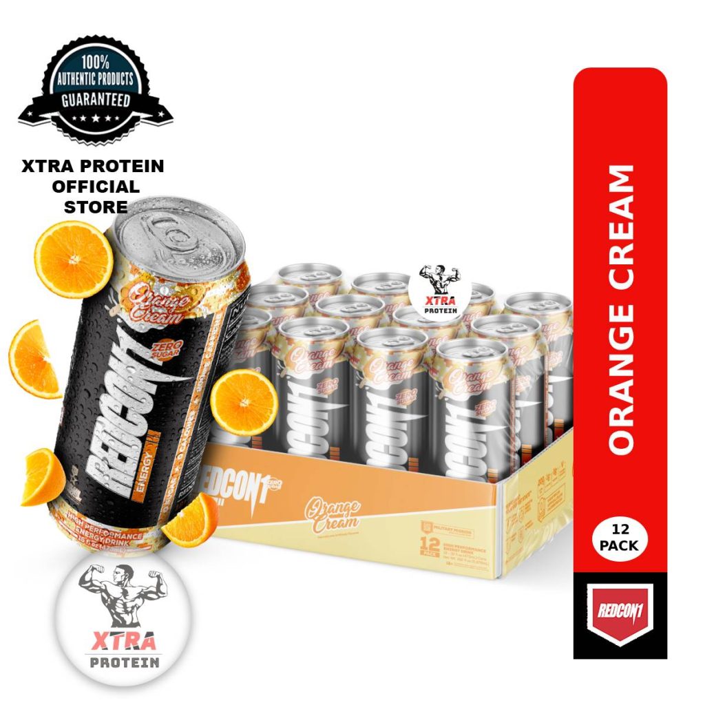 Redcon1 Energy Drink Orange Cream (473ml) 12 Pack – Xtra Protein ...