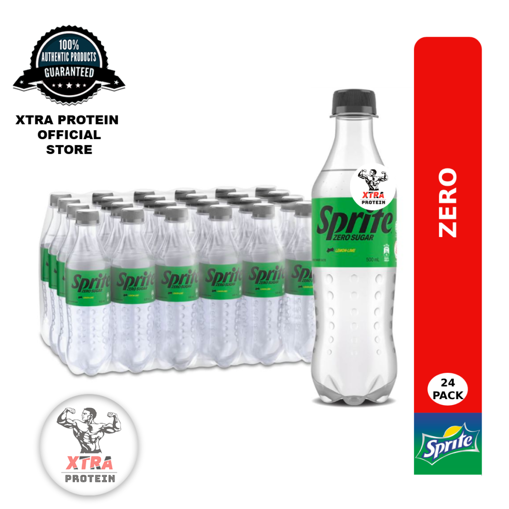 Sprite Zero (500ml) 24 Pack – Xtra Protein Supplements Store