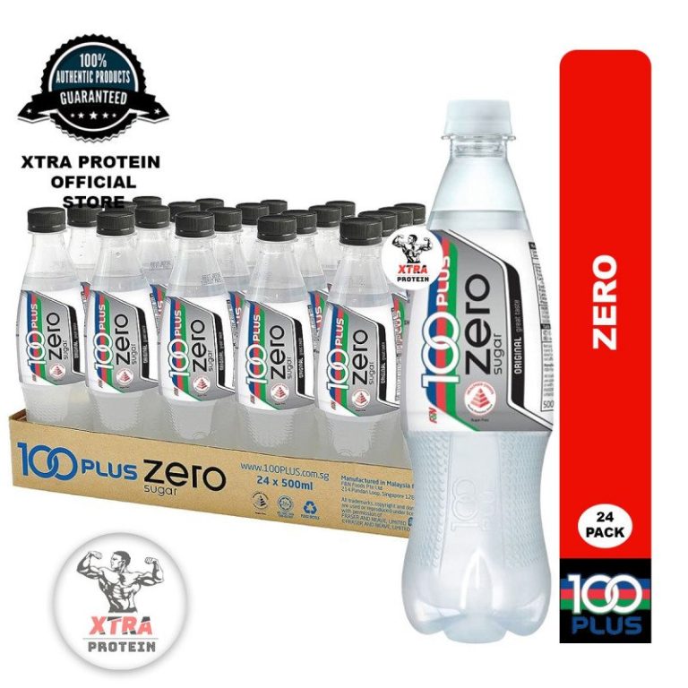 100 Plus Zero (500ml) 24 Pack – Xtra Protein Supplements Store